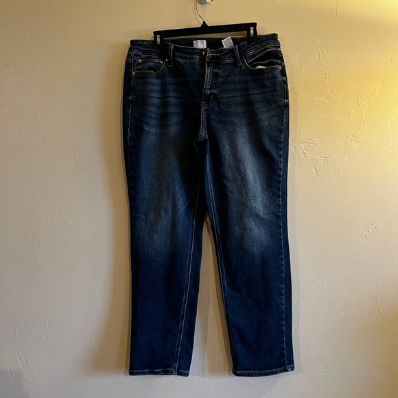 Time and Tru | Jeans | Time And Tru Dark Blue High Rise Jeans | Poshmark